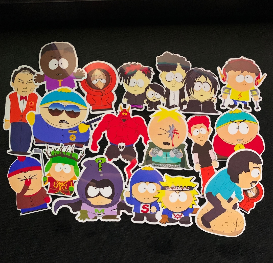 15 South Park Stickers Waterproof High Quality Glossy Laminated ...