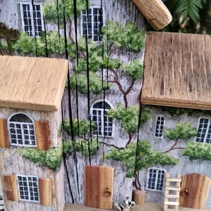 Miniature Rustic House, Rustic House Decor, Wooden House, Wood House ...