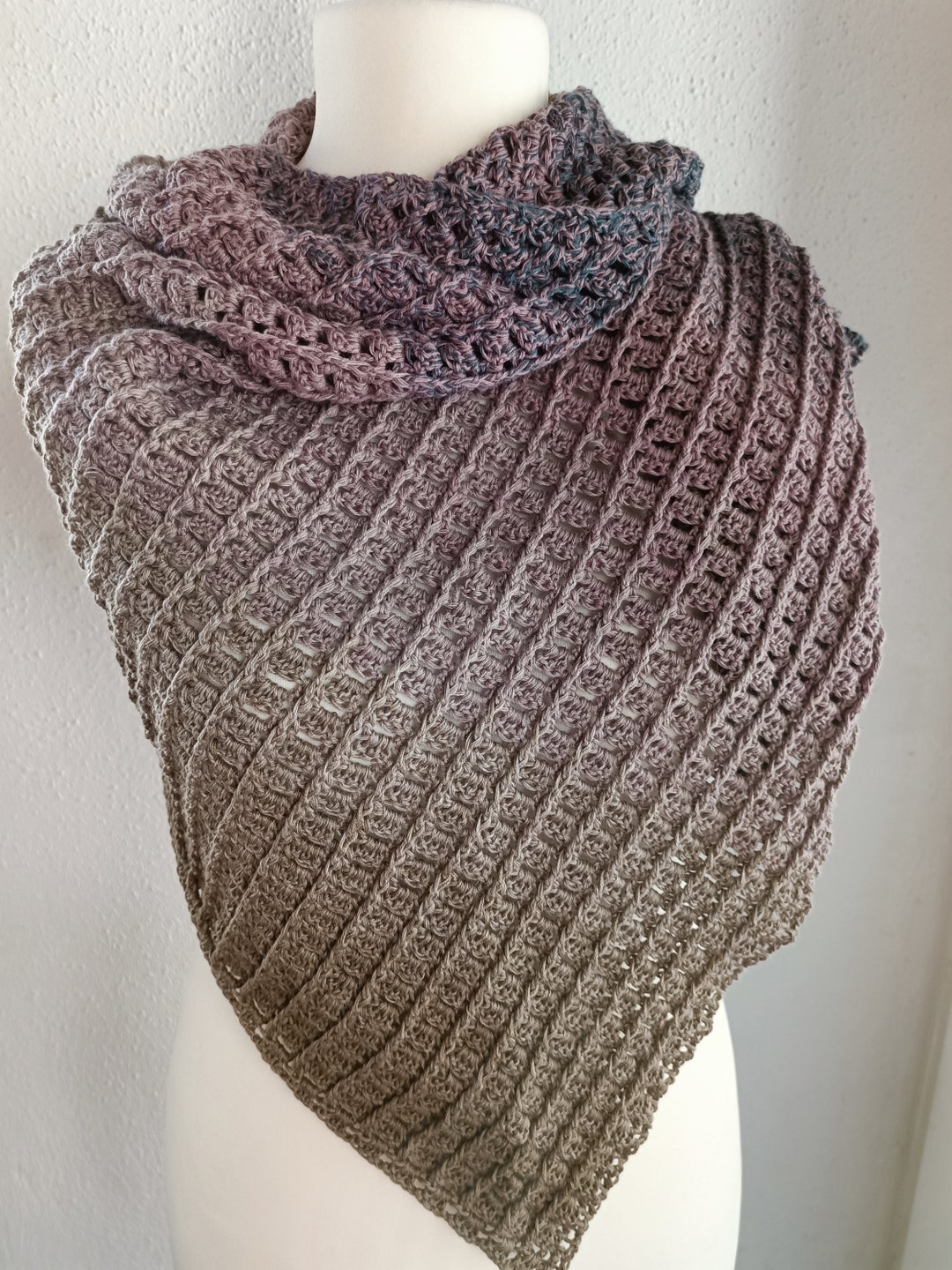 Asymmetrical Triangular Cloth Crocheted - Etsy