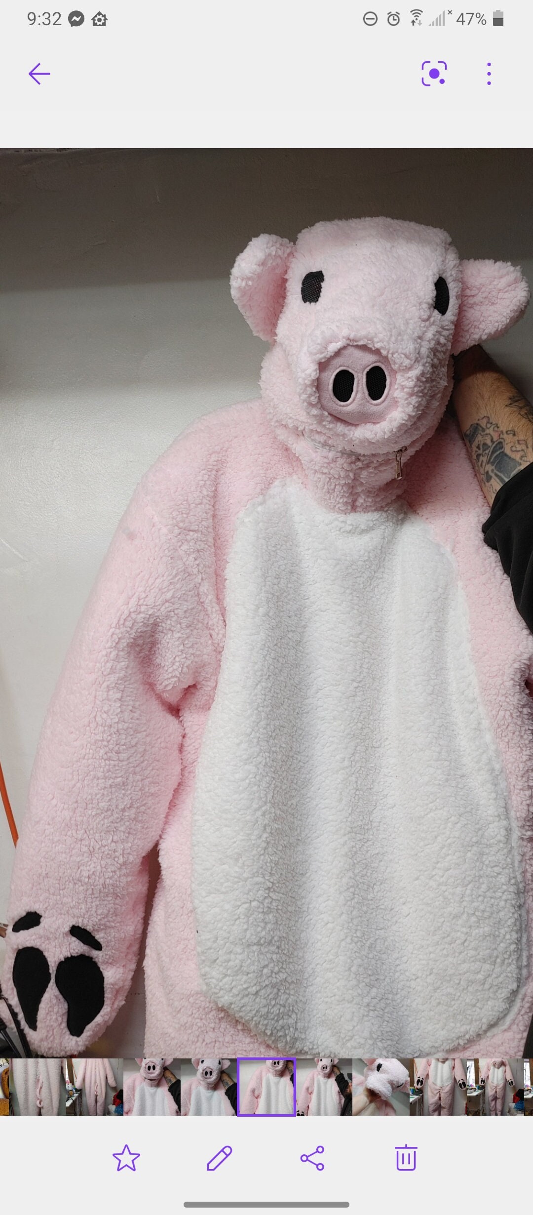 Plush PIG 3 Layer Plush Suit Footie With Tail, Locking Zippers - Etsy UK