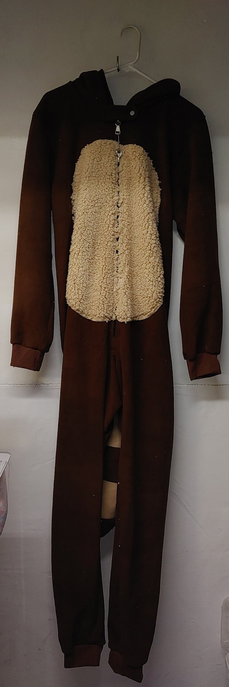 Tanuki Racoon Sleeper Pajama With Locking Zipper Ears Tail - Etsy