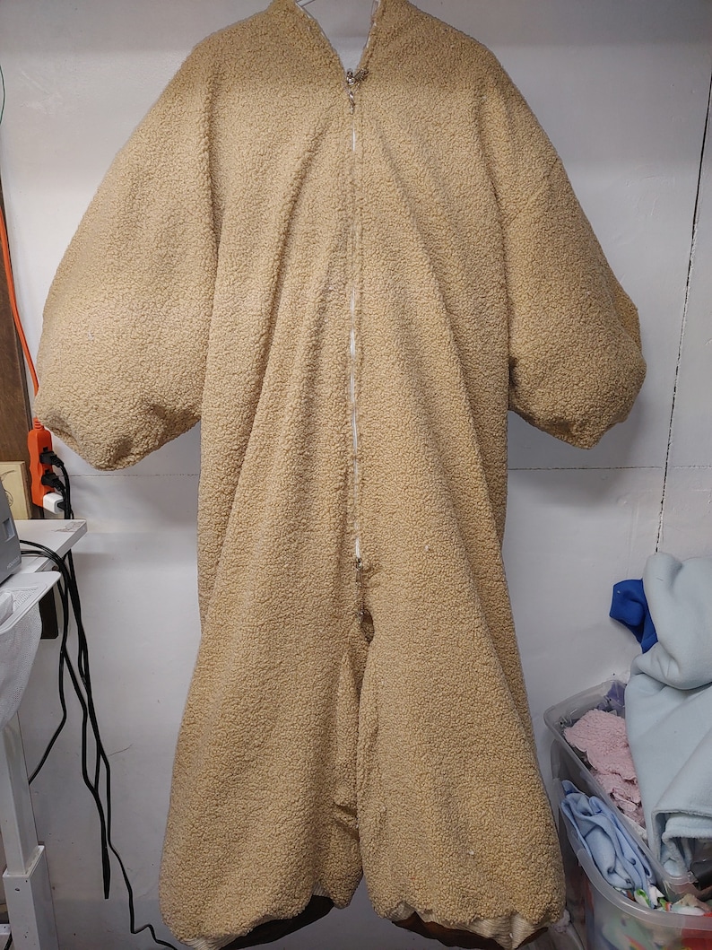 Adult Plush Stuffed Bear Punishment Pajama With Double Locking Zipper ...