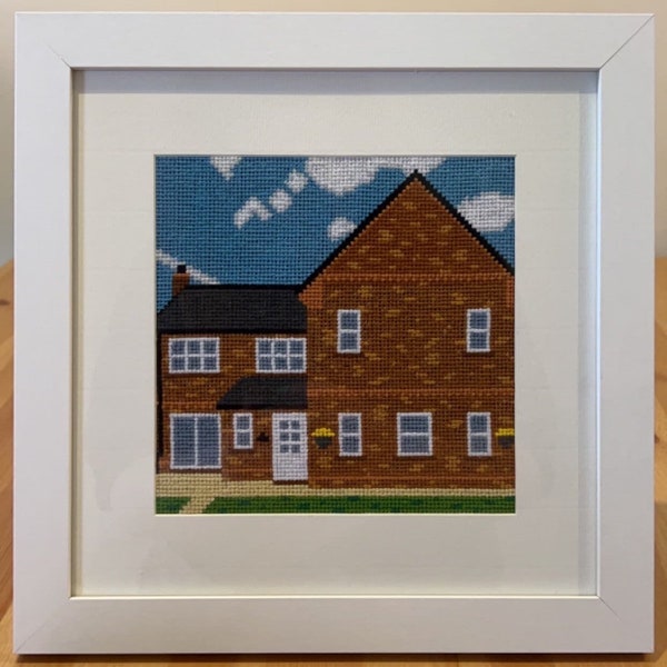 House Cross Stitch - Etsy