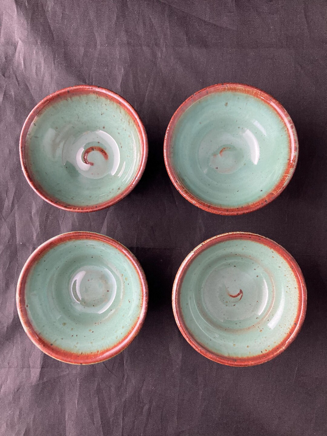 Set of 4 Copitas Mexican Ceramic Mezcal 2 OZ Small Drinking Cups ...