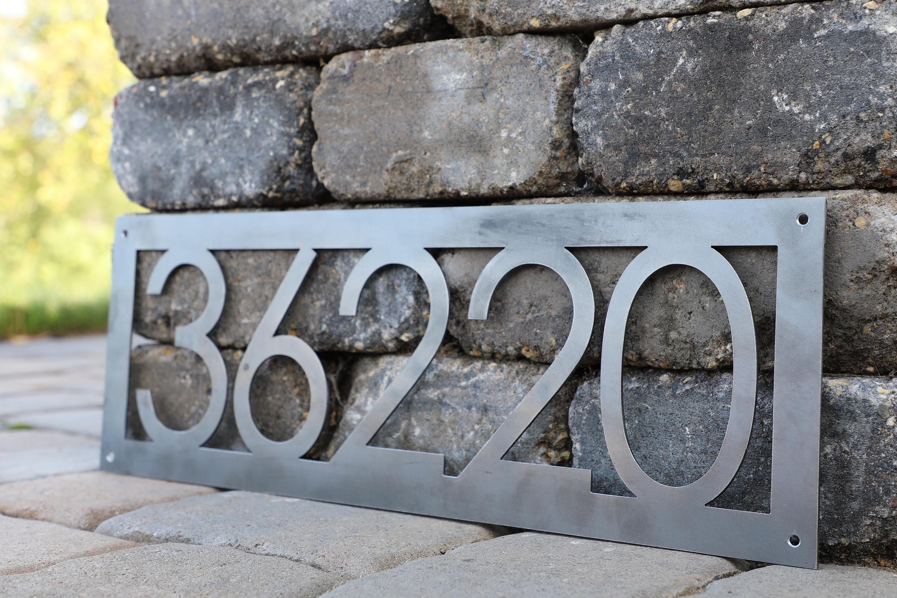 Metal Address Plaque Metal Address Sign Address Sign House | Etsy