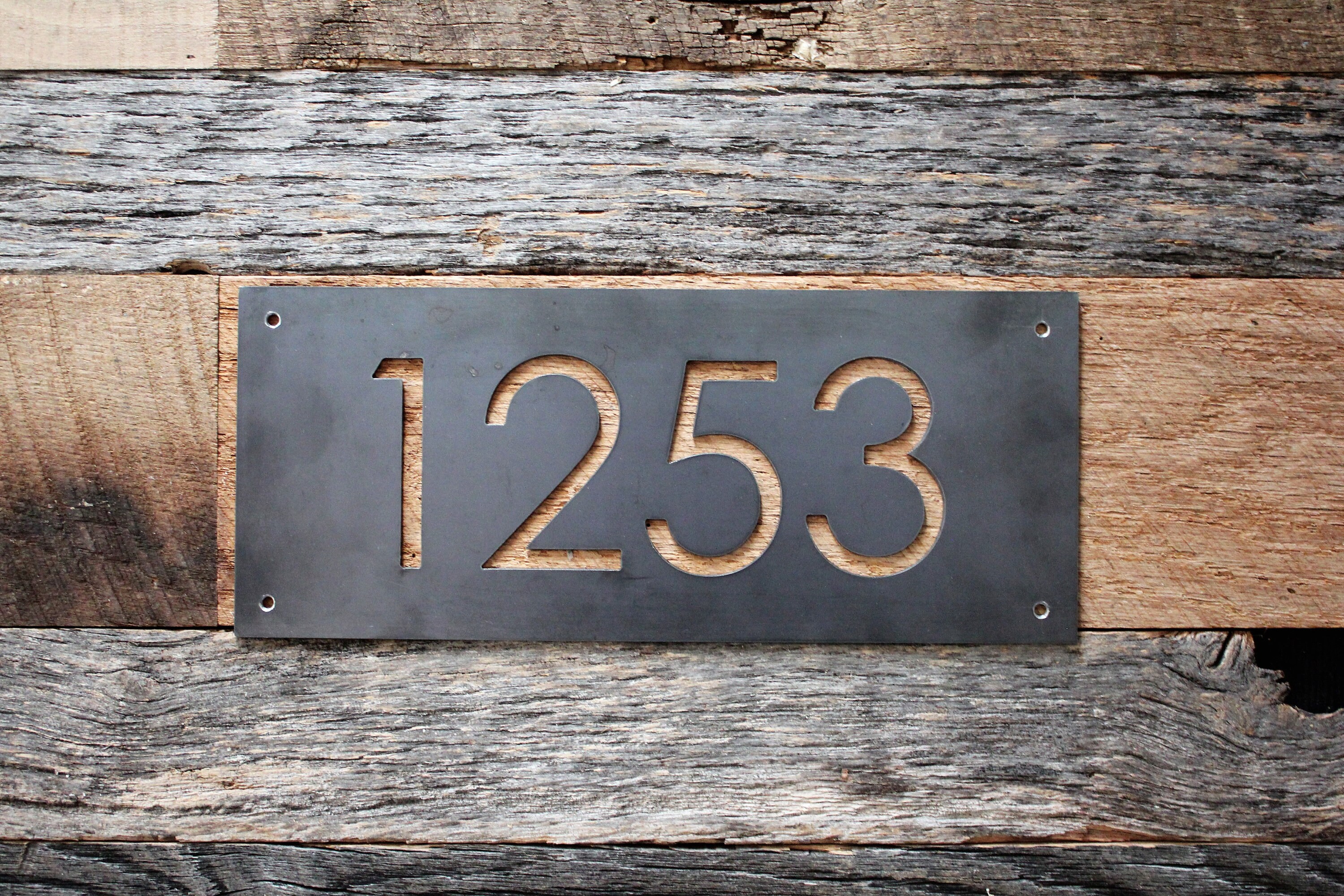 Metal Address Plaque Metal Address Sign Address Sign - Etsy