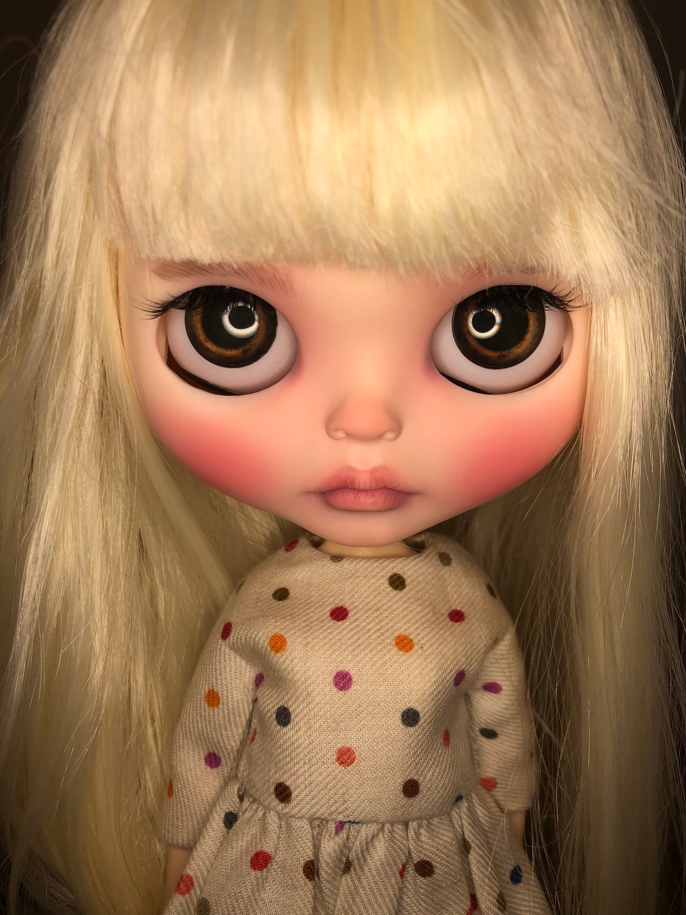 Sold Blythe Doll Sale Blue Eyed Blond Girl Articulated Body Etsy