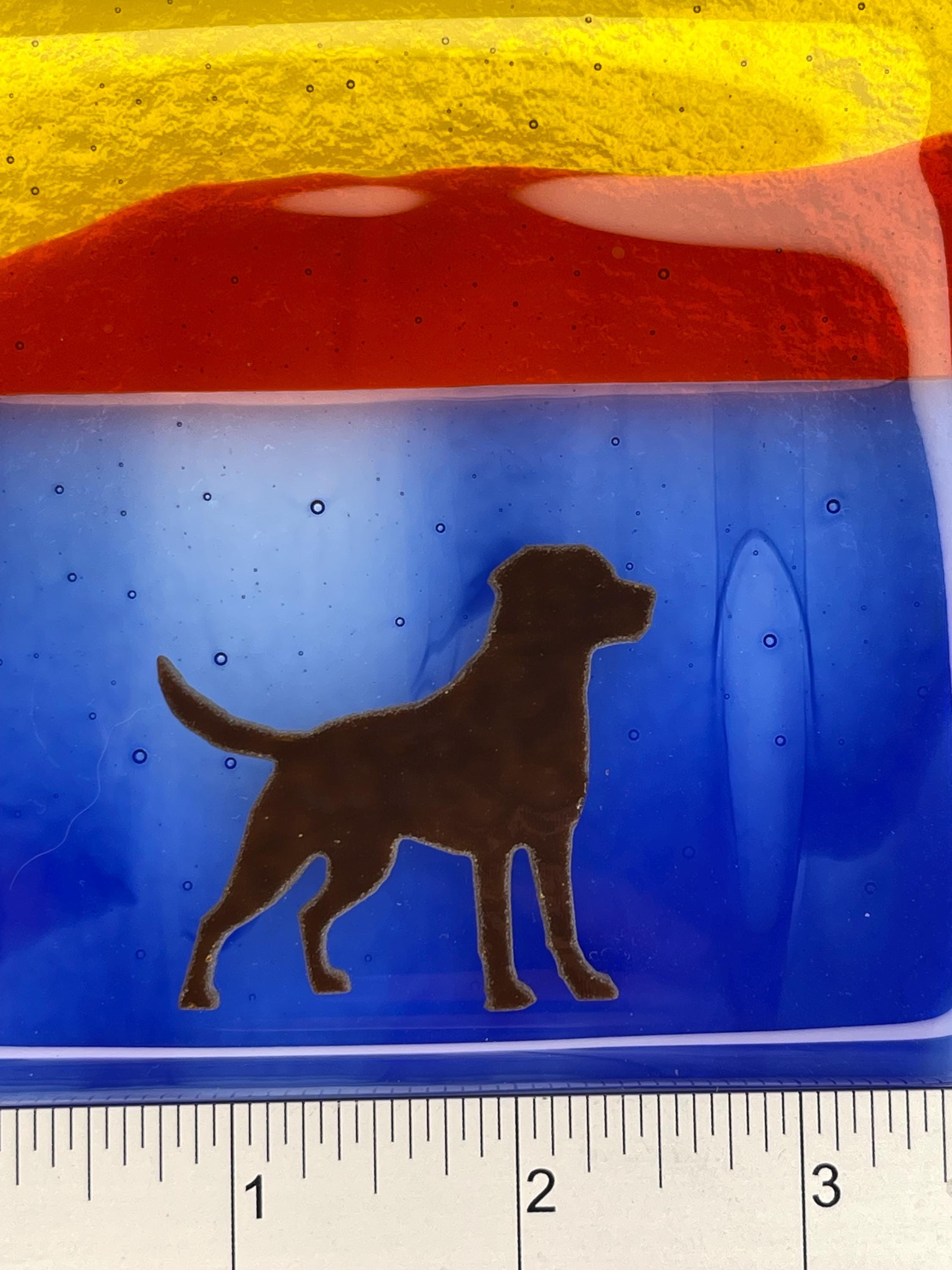 Dog, Lab or Pointer Bullseye COE 90 Glass Precut Cutouts - Etsy