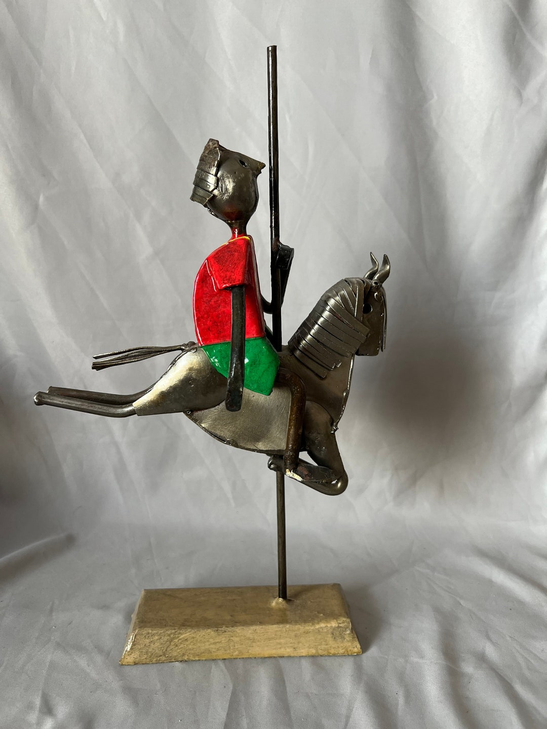 Manuel Felguerez Vintage Carousel Rider Sculpture Steel Mexico Listed ...