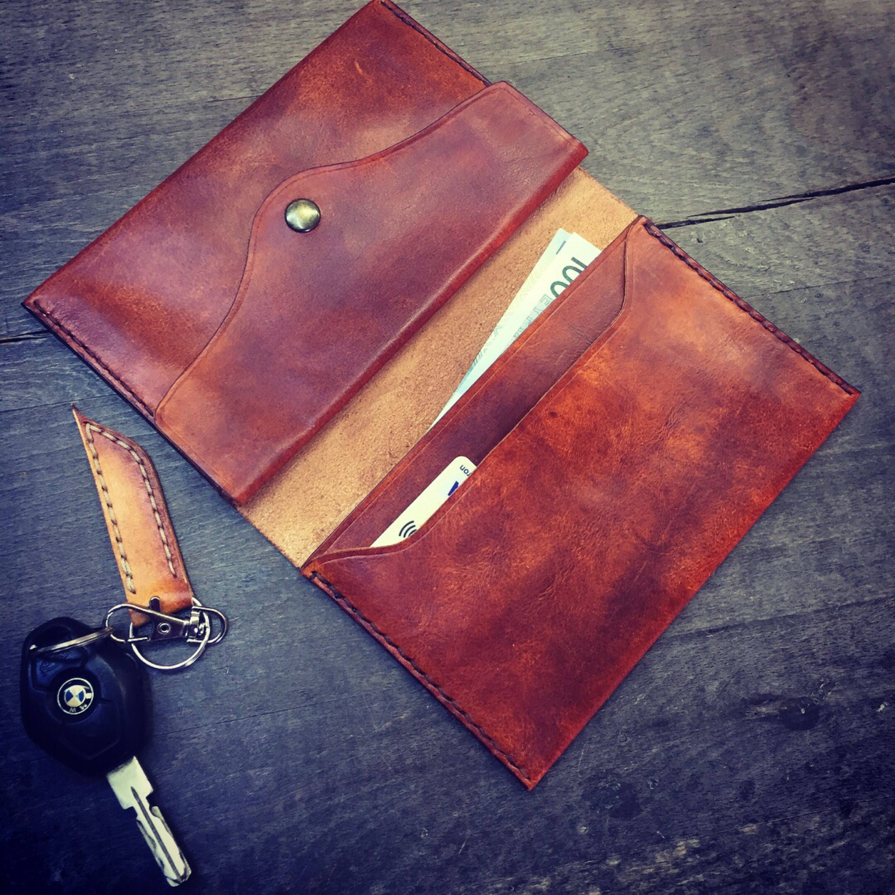 Personalized Leather Wallet Organizer/ Travel Wallet/ Wallet for Men ...