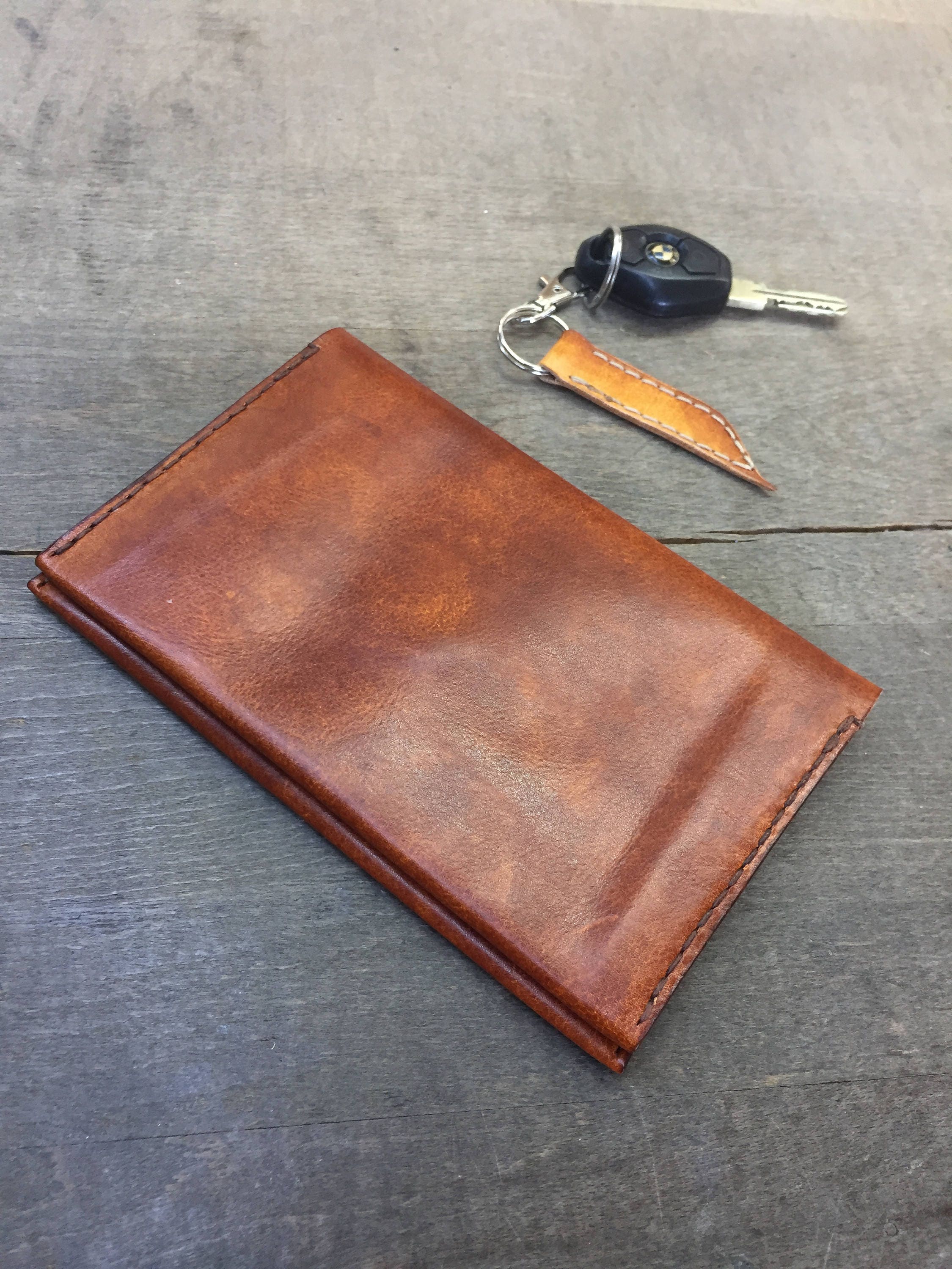 Personalized Leather Wallet Organizer/ Travel Wallet/ Wallet for Men ...