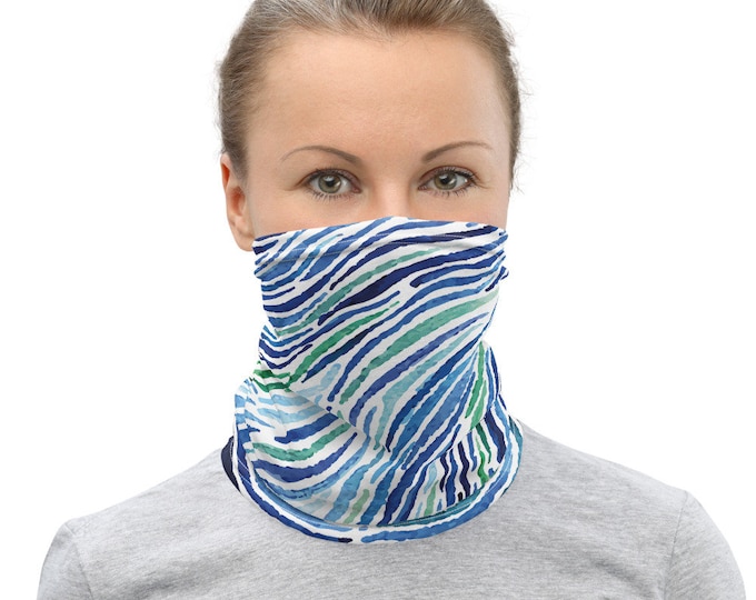 Blue Angel Greek Mythology Face Mask, Neck Gaiter, Washable Reusable ...