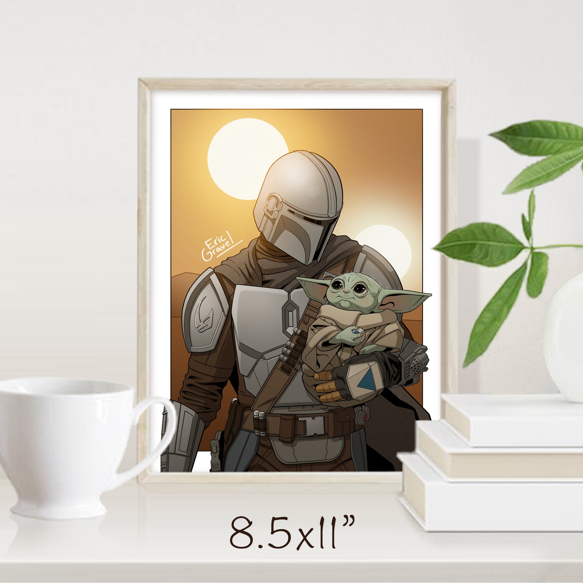 Mandalorian Fan Art Print - Etsy Canada