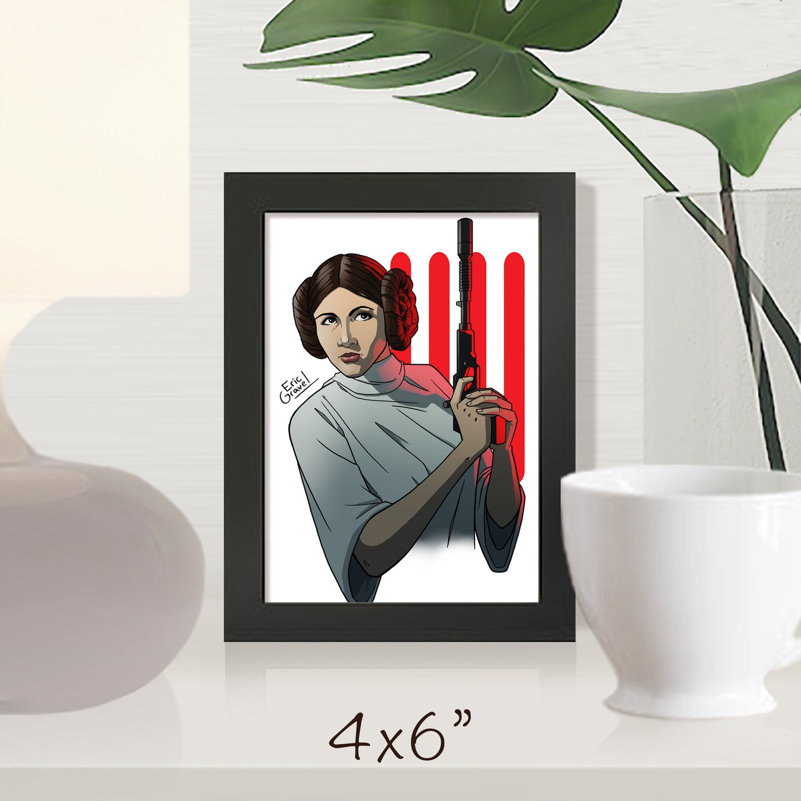 Princess Leia Fan Art Print - Etsy