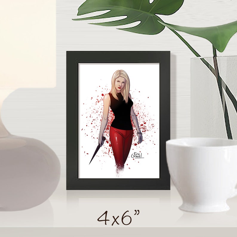 Buffy the Vampire Slayer Fan Art Print - Etsy