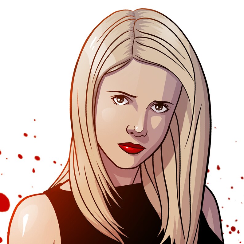 Buffy the Vampire Slayer Fan Art Print - Etsy
