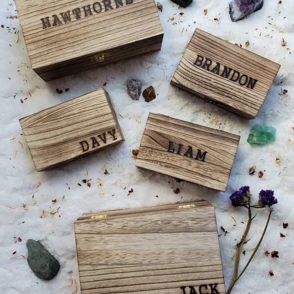 Wood Burned Box - Etsy