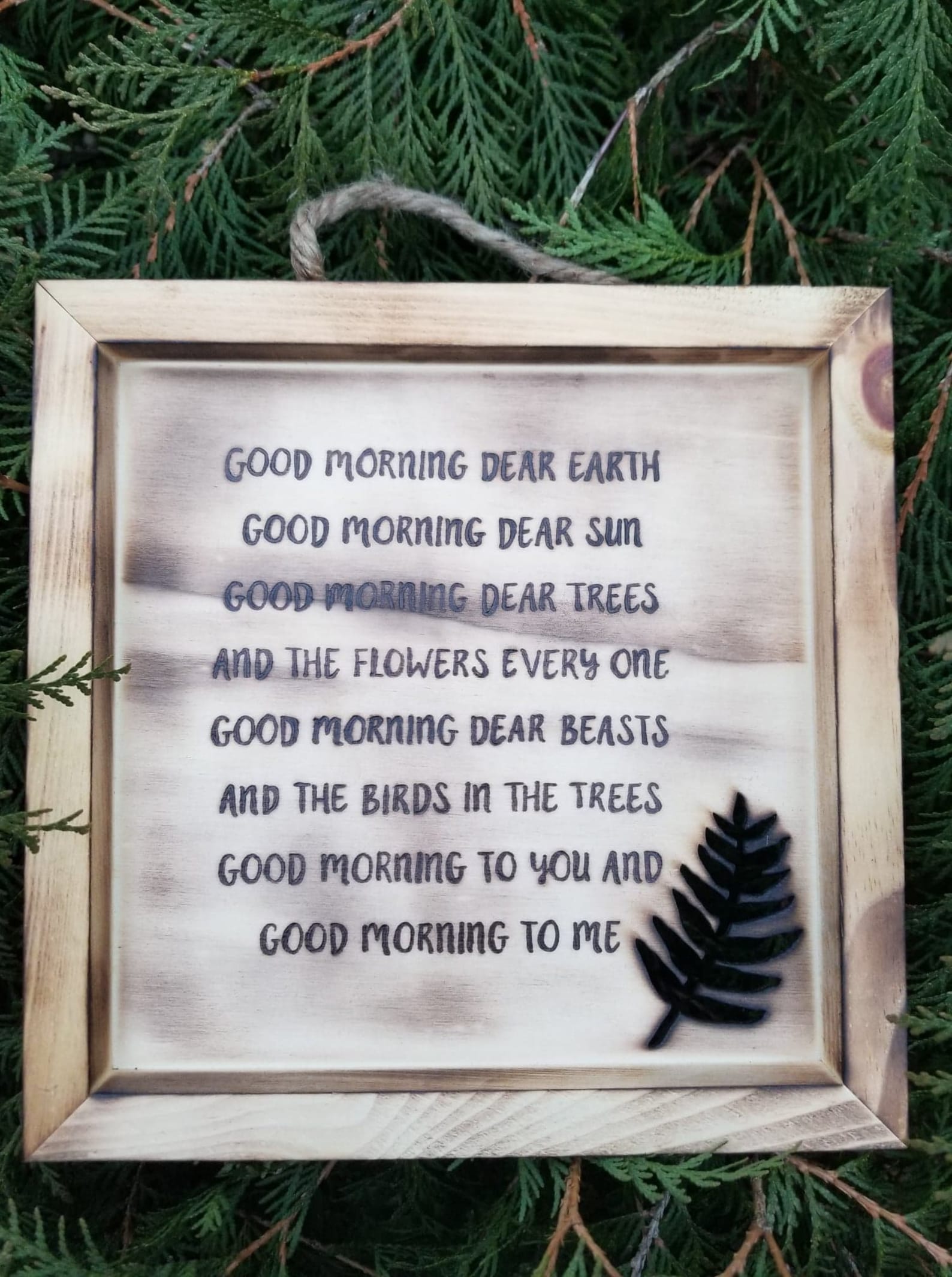 Good Morning Dear Earth Message Wall Sign Morning Message - Etsy