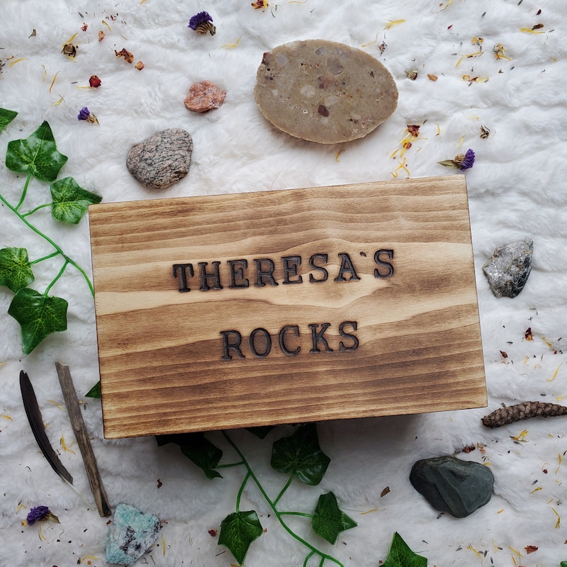Rock Collection Box - Etsy