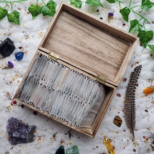 Wooden Floral Tea Box Tea Bag Storage Wooden Box Floral Tea - Etsy