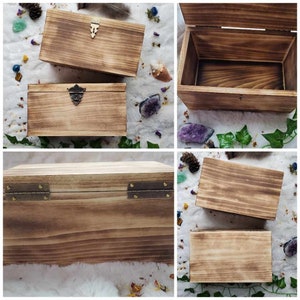 Pre-built or Hand-built Custom Name Wooden Rock Box, Nature Collection ...