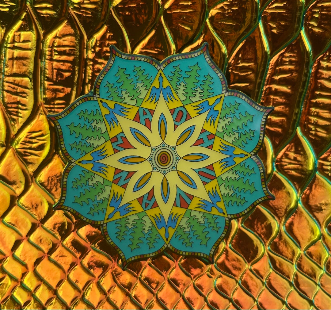 Goose Madhuvan Mandala Pin - Etsy