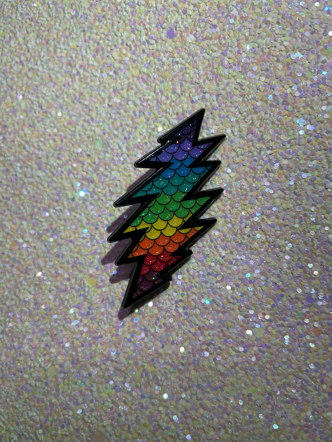 Mermaid Bolt Grateful Dead Enamel Pin - Etsy