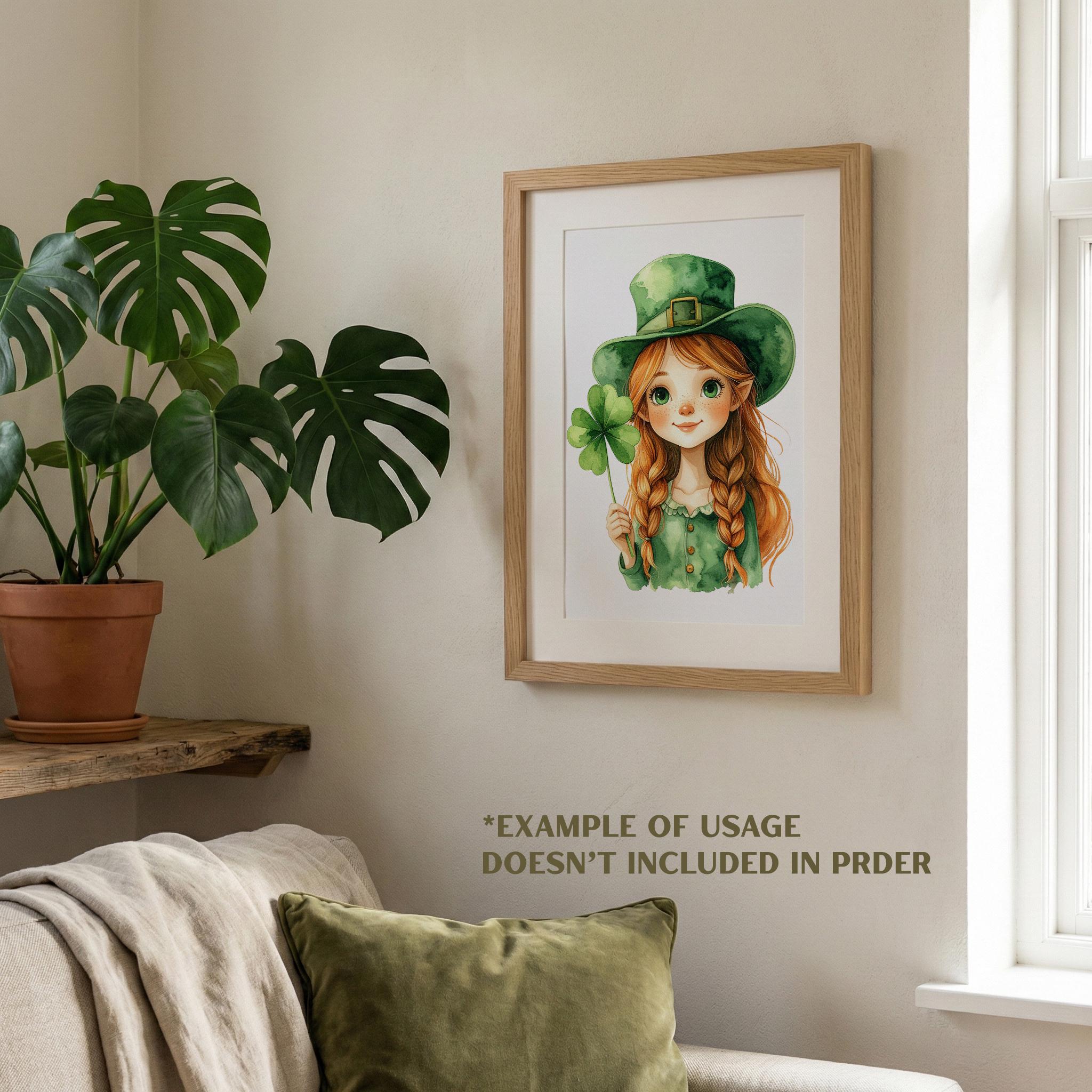 St Patricks Day Clipart Bundle | Watercolor Leprechauns, Shamrocks ...