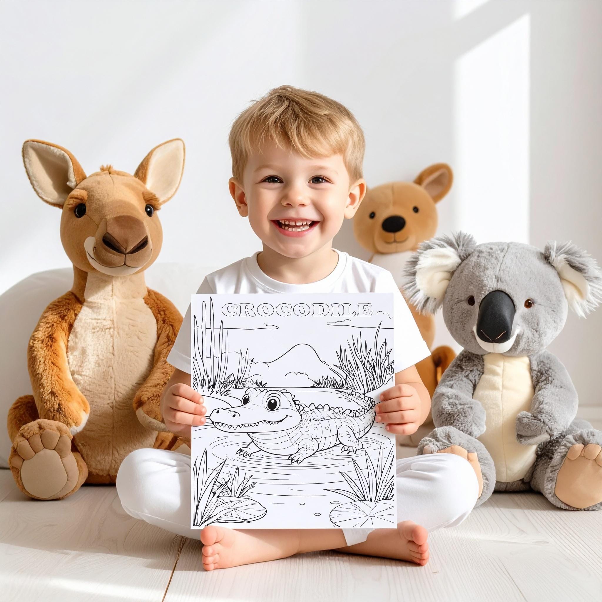 Australian Animals Coloring Pages: Educational Kids Printable (PDF ...