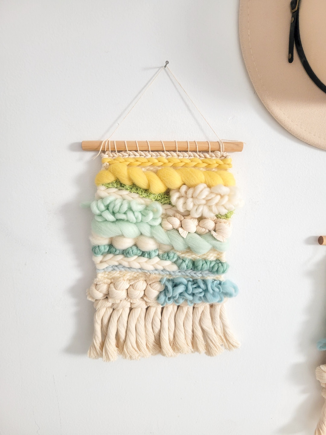 Small Woven Wall Hanging | Tapestry - Etsy