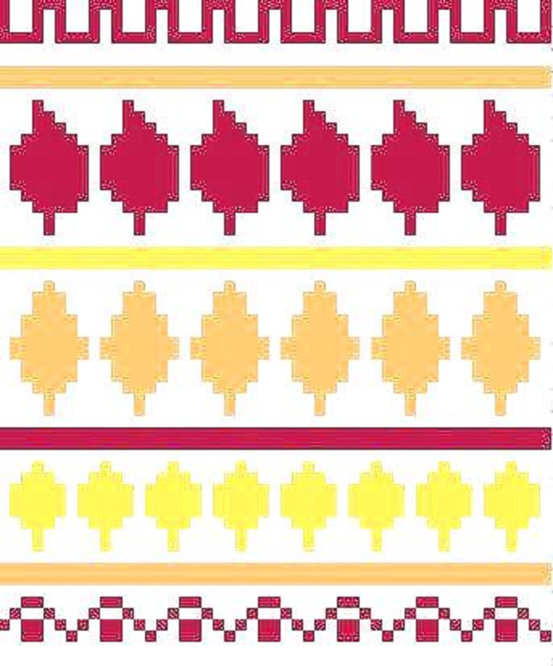 Fall Leaves-overlay Mosaic Pattern Only - Etsy