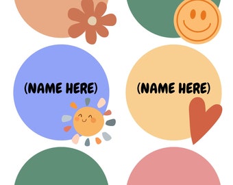 Boho Classroom Name Tags / Printable Name Tags / Boho Classroom Decor ...