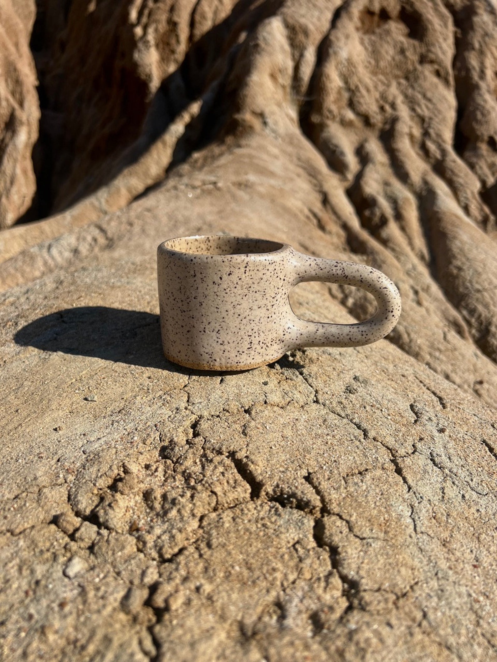 Café Y Cafecito Mugs Hand-built Long Handle Ceramic Mugs Large and ...