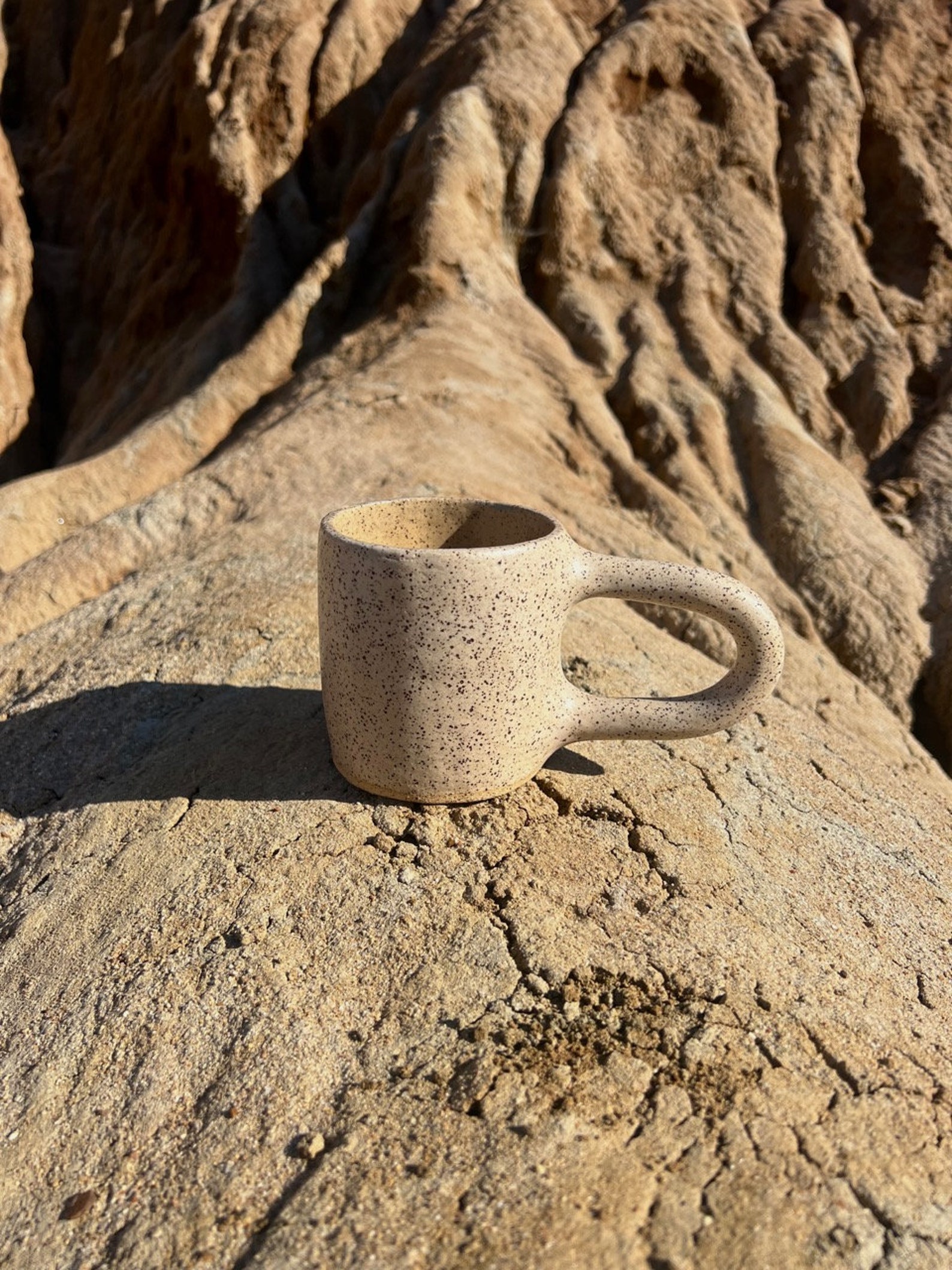 Café Y Cafecito Mugs Hand-built Long Handle Ceramic Mugs Large and ...