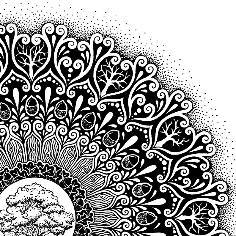 Mandala Wall Art Tree of Life Mandala Tree of Life Art - Etsy