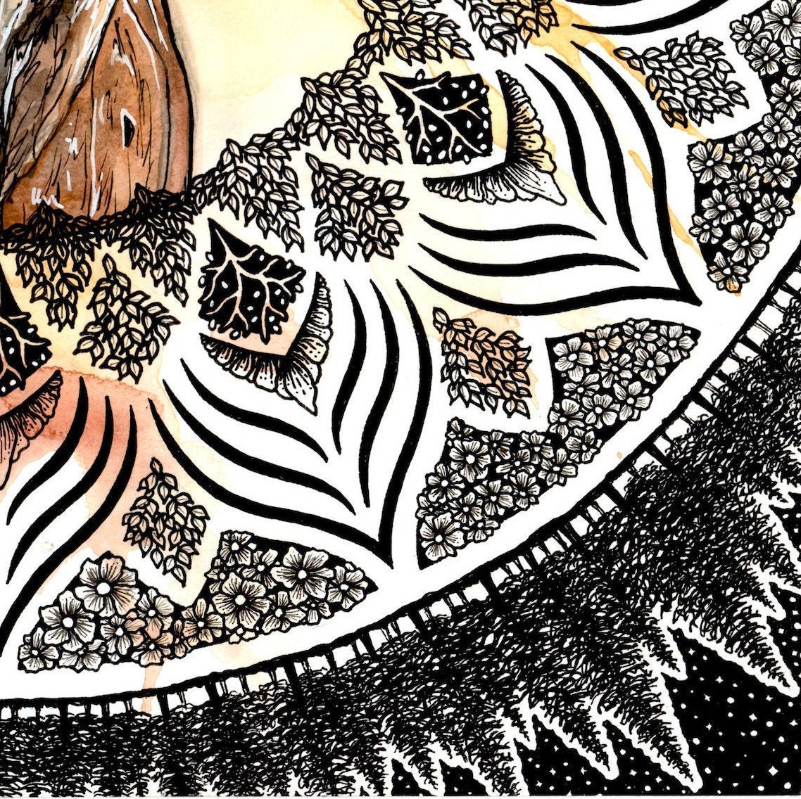 Mandala Wall Art Stag Print Animal Wall Art Mandala - Etsy.de