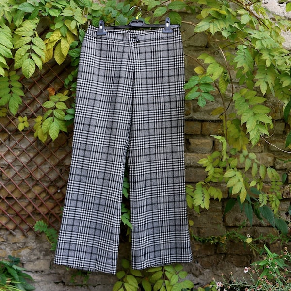Vintage Plaid Pants - Etsy