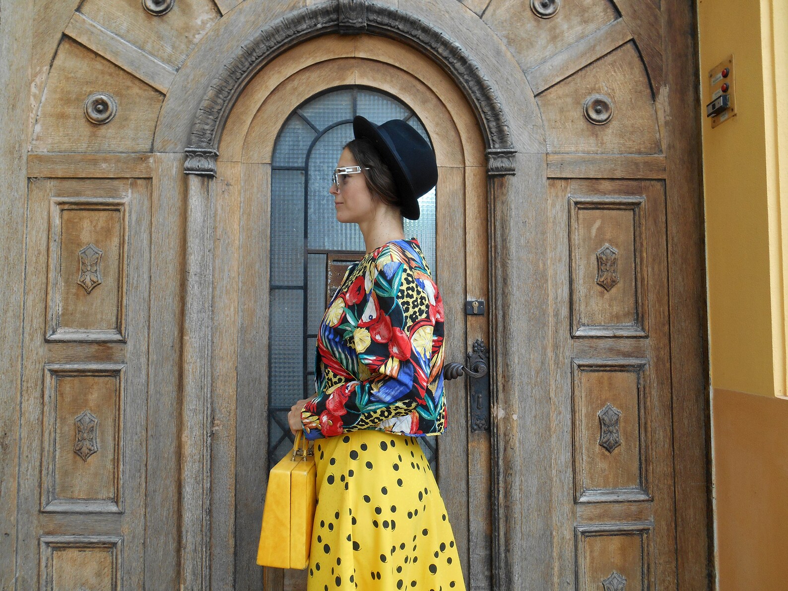 Vintage Fruit Animal Print Cropped Blazer, Quilt Jacket 80's, Quilted ...