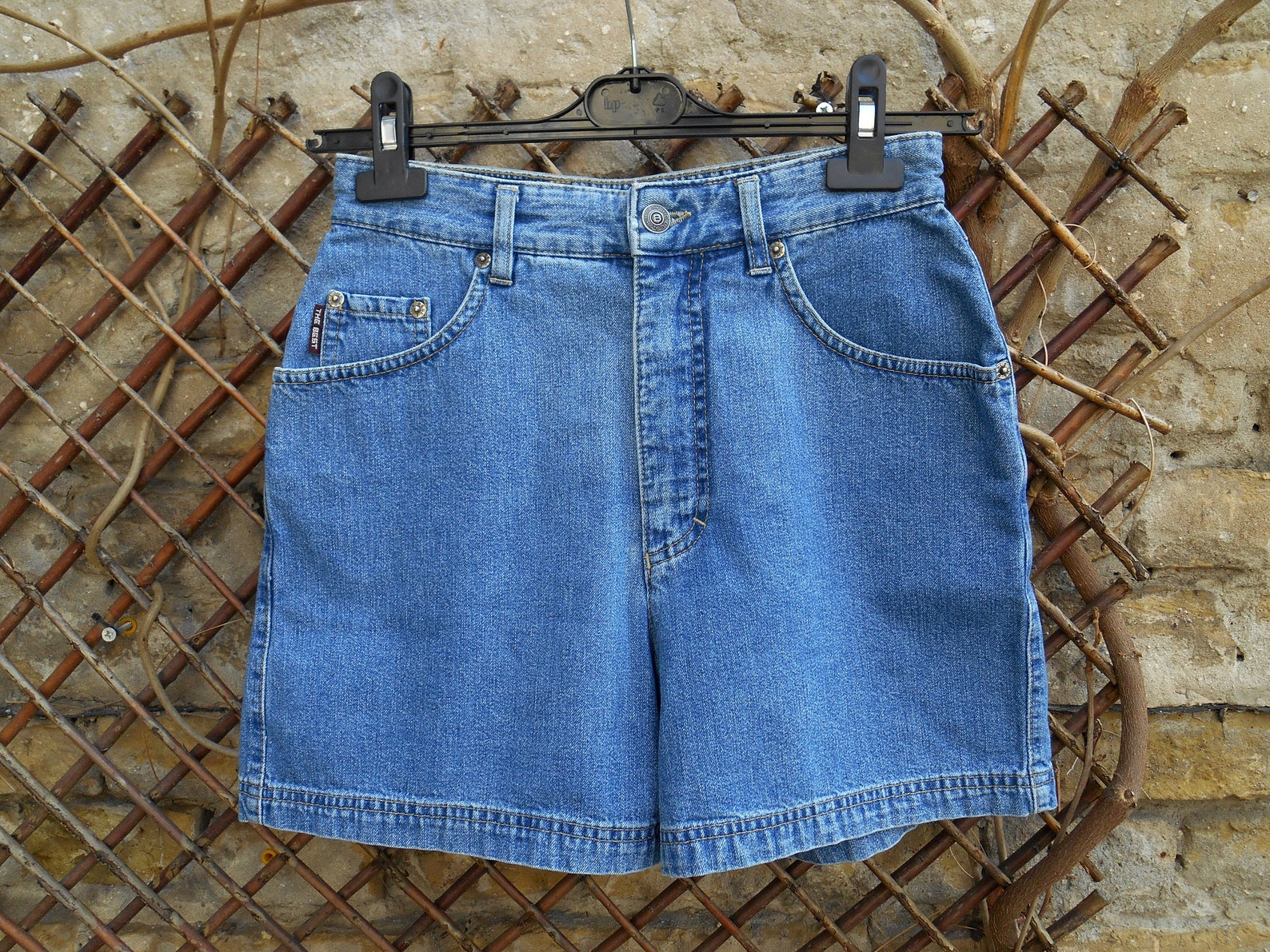 Vintage Jean Shorts 80s, Retro High Waist Women Denim Shorts - Etsy UK