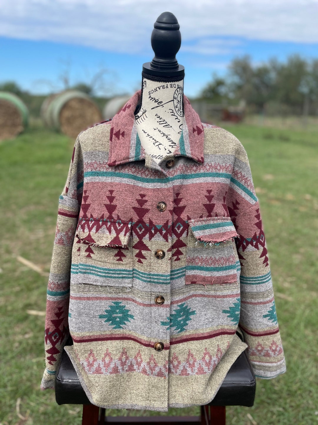 Vintage Aztec Jacket - Etsy