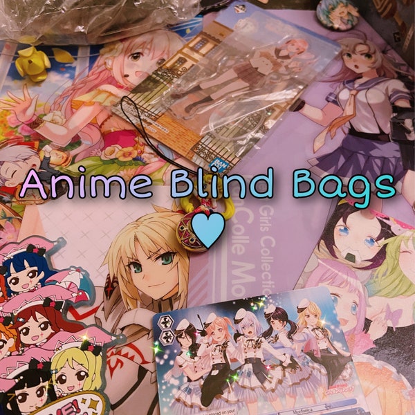 Anime Blind Bag Keychains - Etsy