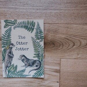 Otter Notebook A5 the Otter Jotter Eco Jotter, Recycled Spirit Animal ...
