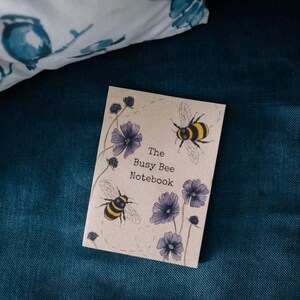The Busy Bee Notebook Eco Jotter Journal Sketch Book A5 Pad Stationary ...