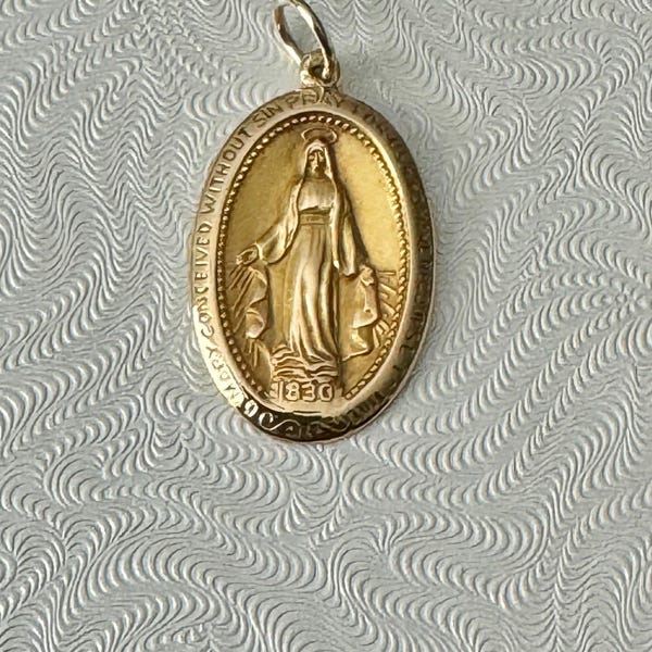 Virgin Mary 1830 - Etsy