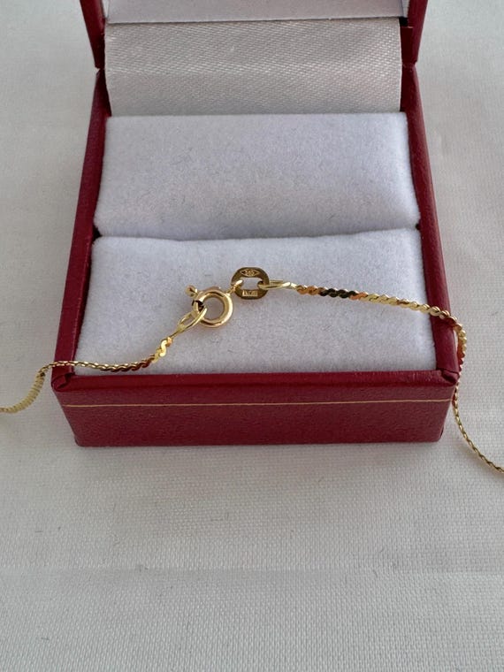 14K JGL Solid Gold Firey Opal Pendant 16” 14K Solid … - Gem