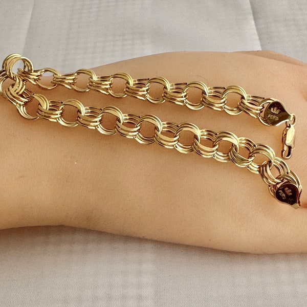 14k Peruvian Chain - Etsy