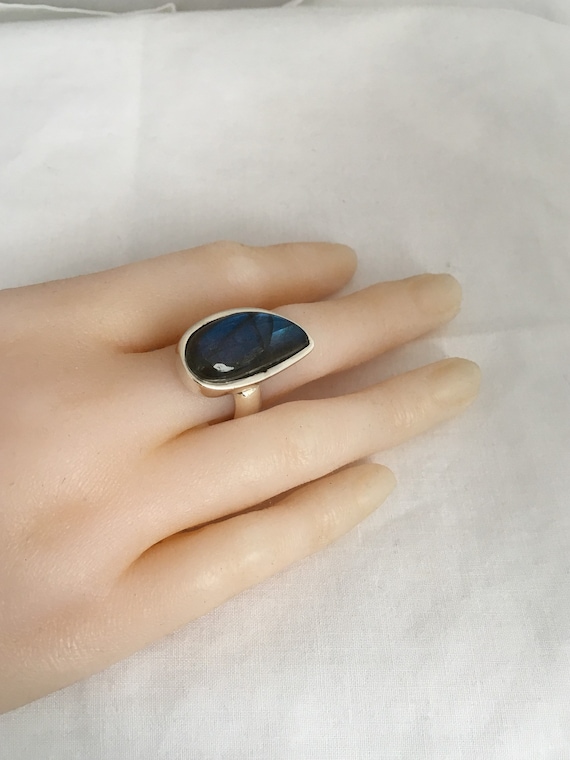 sterling silver dome statement - Gem