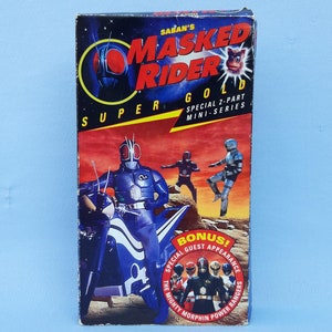 Saban's Masked Rider VHS. Super Gold Special 2-part Mini-series. 1995 ...