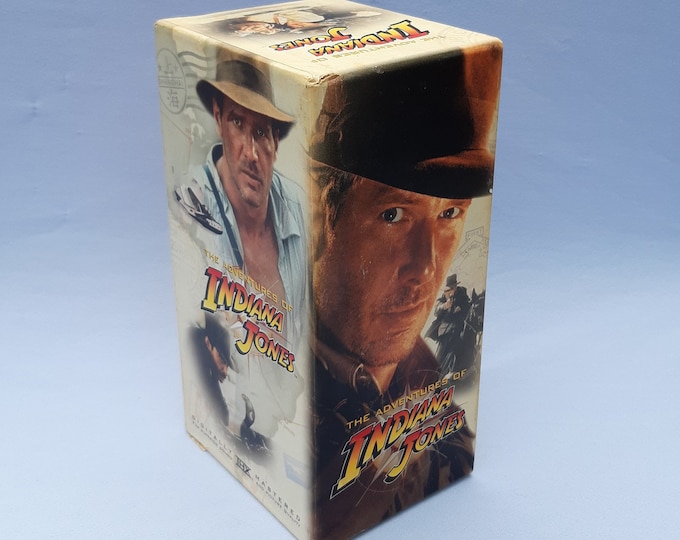 Indiana Jones VHS Box Set. Digitally Mastered THX. Raiders of the Lost ...