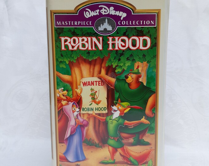 Disney's Robin Hood 1973 VHS Masterpiece Collection - Etsy